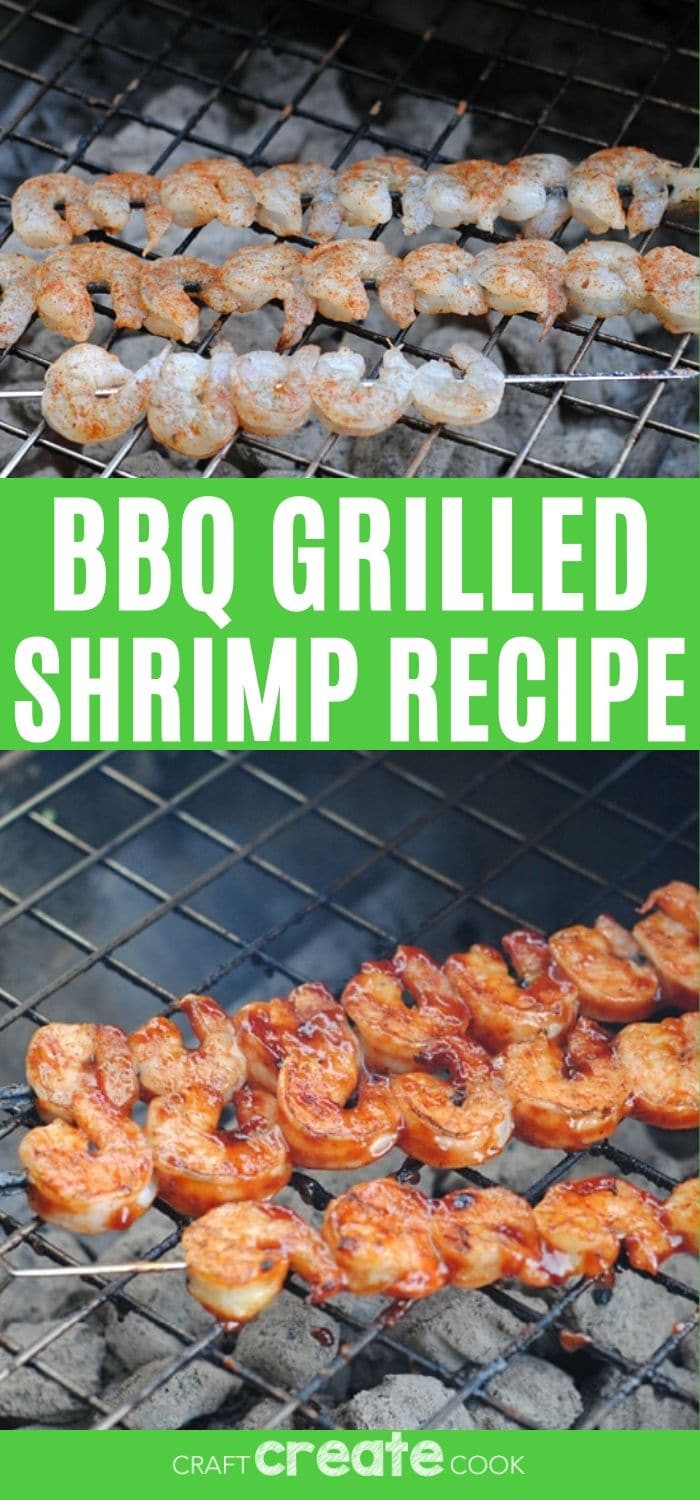 Easy Grilled BBQ Shrimp - Craft Create Cook