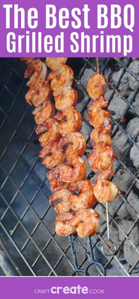 Easy Grilled BBQ Shrimp - Craft Create Cook