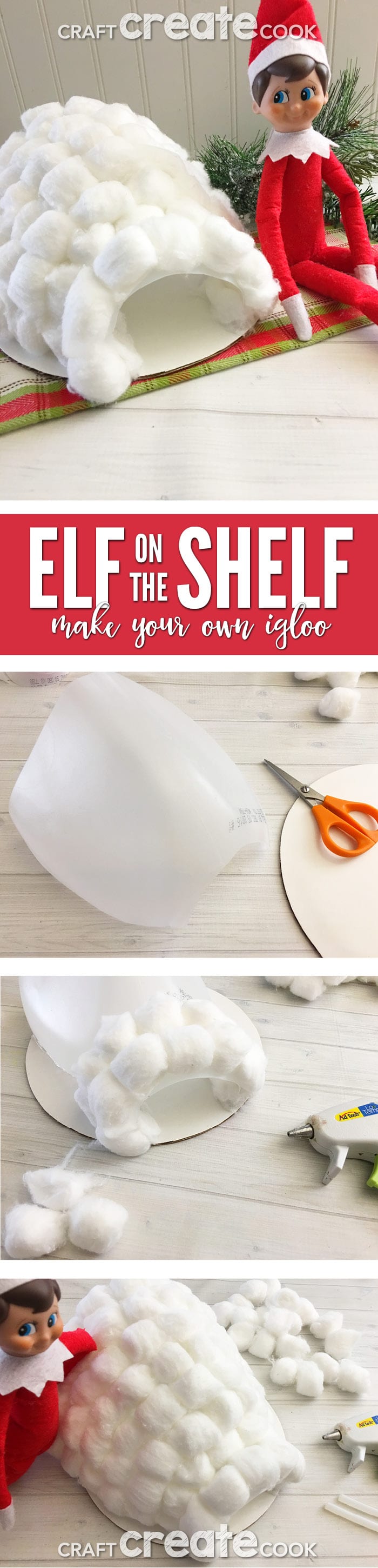Elf on the Shelf Igloo - Craft Create Cook