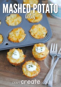 Mashed Potato Bites Recipe - Craft Create Cook