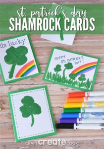 St. Patrick's Day Cards for Kids to Make - Craft Create Cook