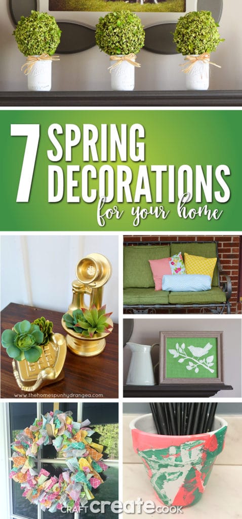 7 Spring Decorations for Your Home - Craft Create Cook