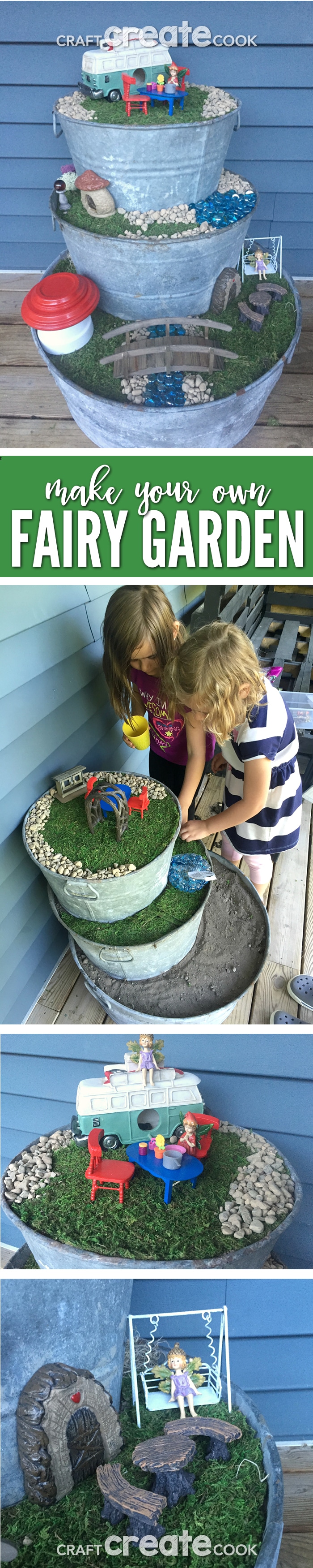 Make Your Own Fairy Garden - Craft Create Cook