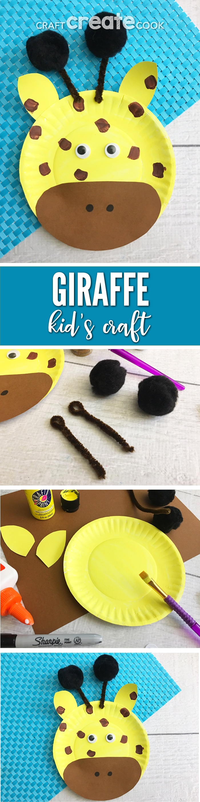 Paper Plate Giraffe Craft at Jesse Mcsharry blog