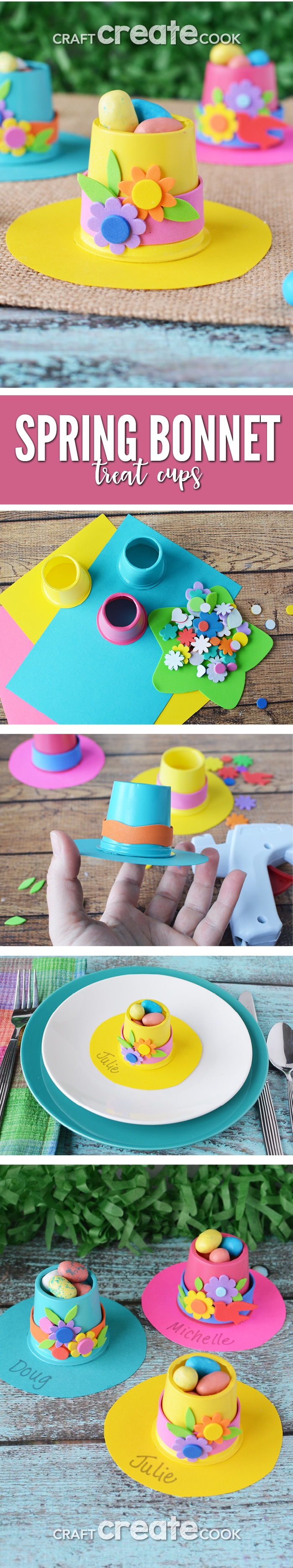 Springtime Bonnets K-Cup Crafts to Make - Craft Create Cook