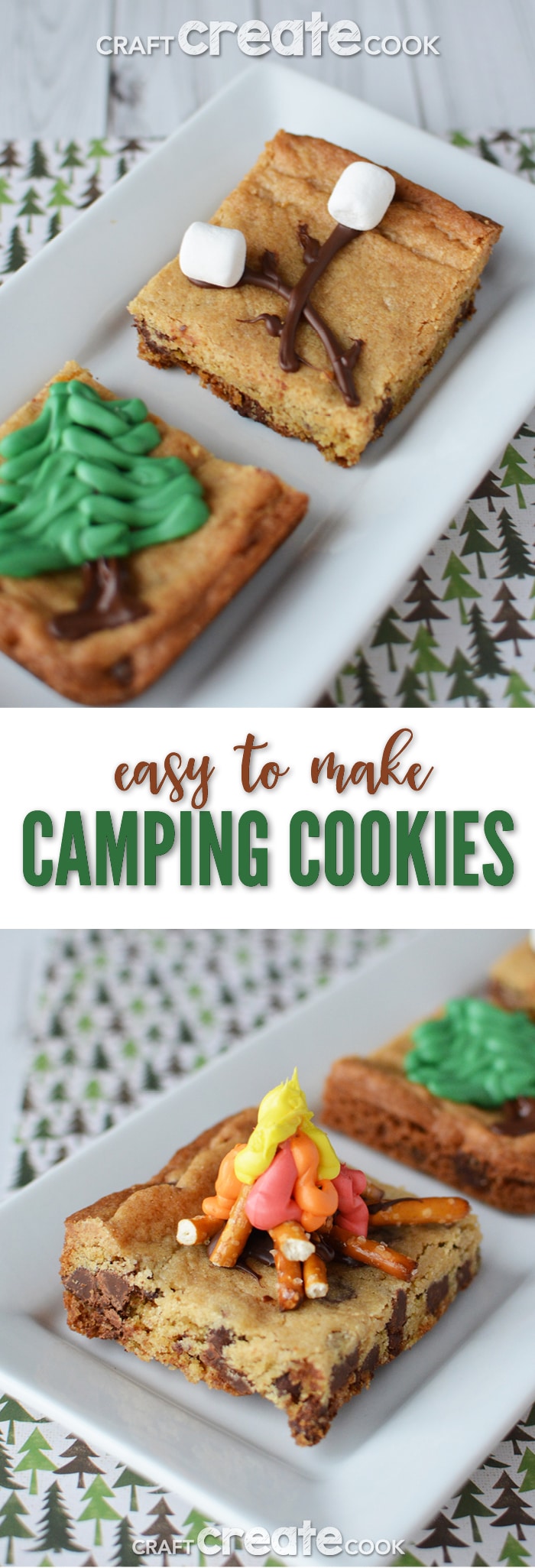 Easy Camping Cookies Recipe - Craft Create Cook
