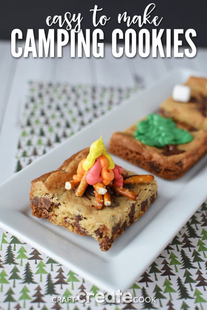Easy Camping Cookies Recipe - Craft Create Cook