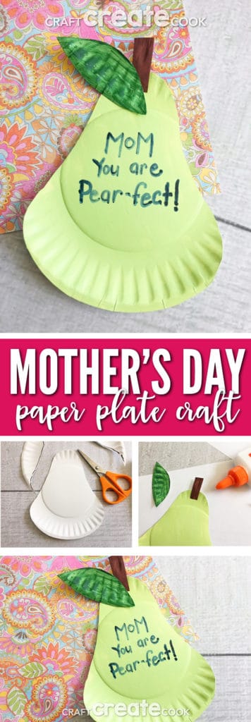 Mother S Day Paper Plate Craft For Kids Craft Create Cook