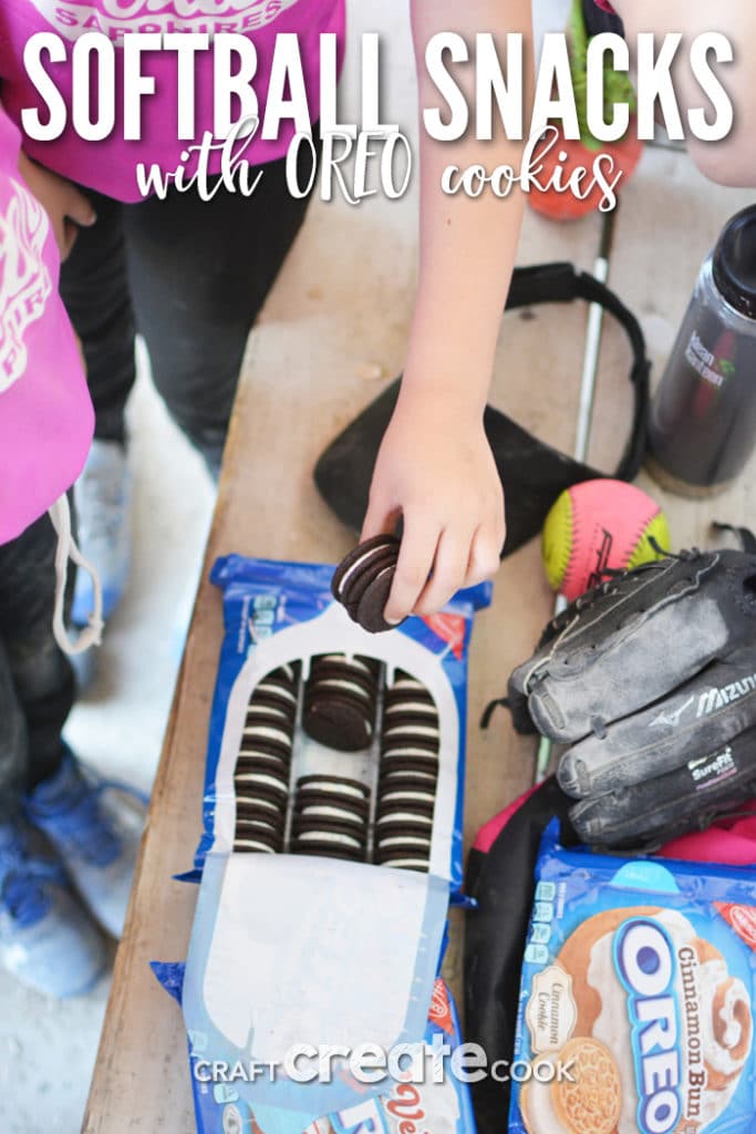 Wonderfilled Softball Snacks with OREO Cookies - Craft Create Cook