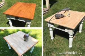 How to Easily Refinish a Table Yourself - Craft Create Cook