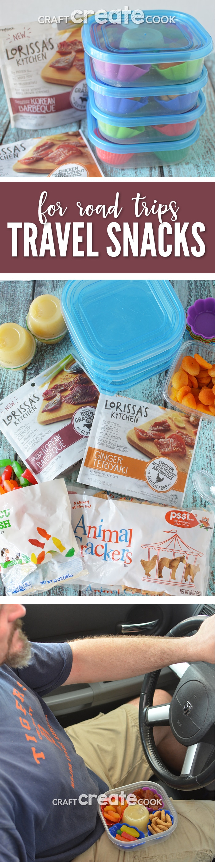 Hearty Travel Snacks for Road Trips - Craft Create Cook