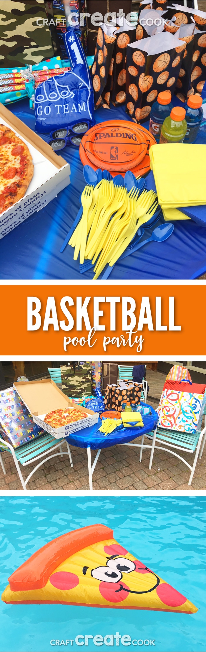 Basketball Pool Party - Craft Create Cook