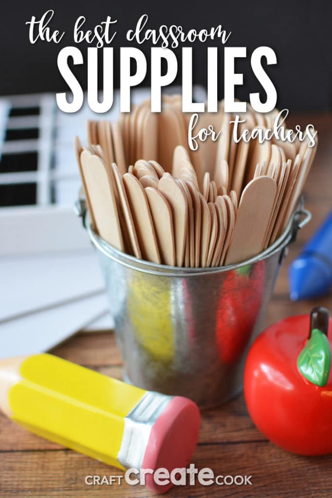 Best Classroom Supplies for Teachers - Craft Create Cook