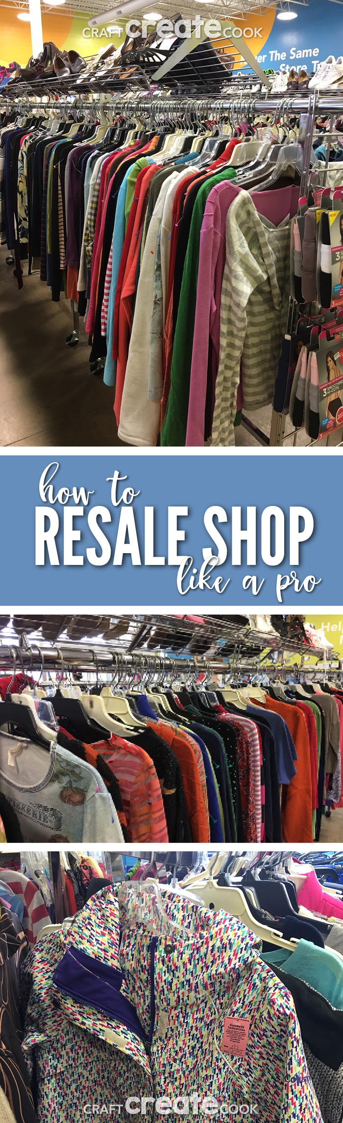 How to Thrift Shop Like a Pro - Craft Create Cook