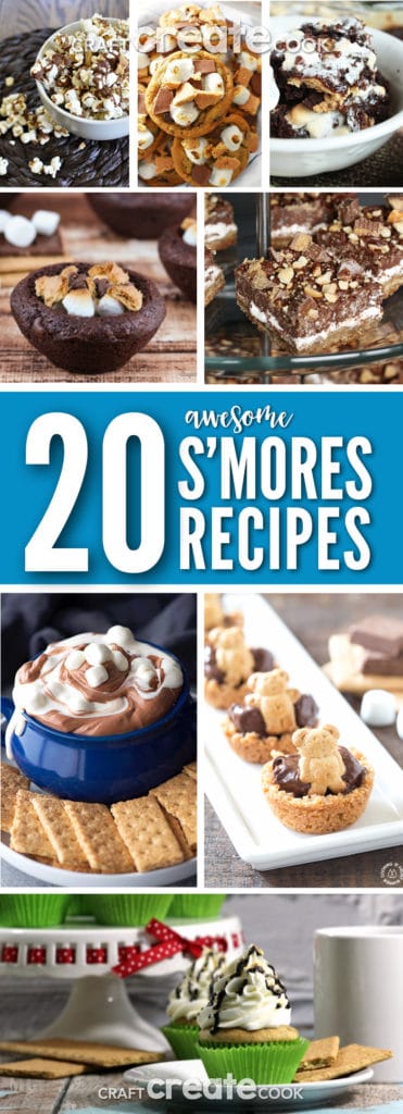 20 Awesome S'mores Recipes - Craft Create Cook