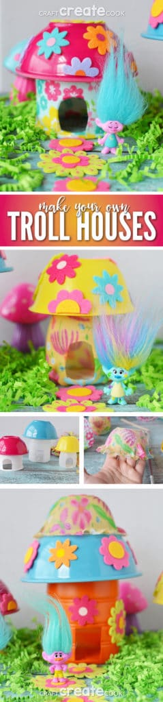 Make Your Own Troll House with Plastic Recyclables - Craft Create Cook