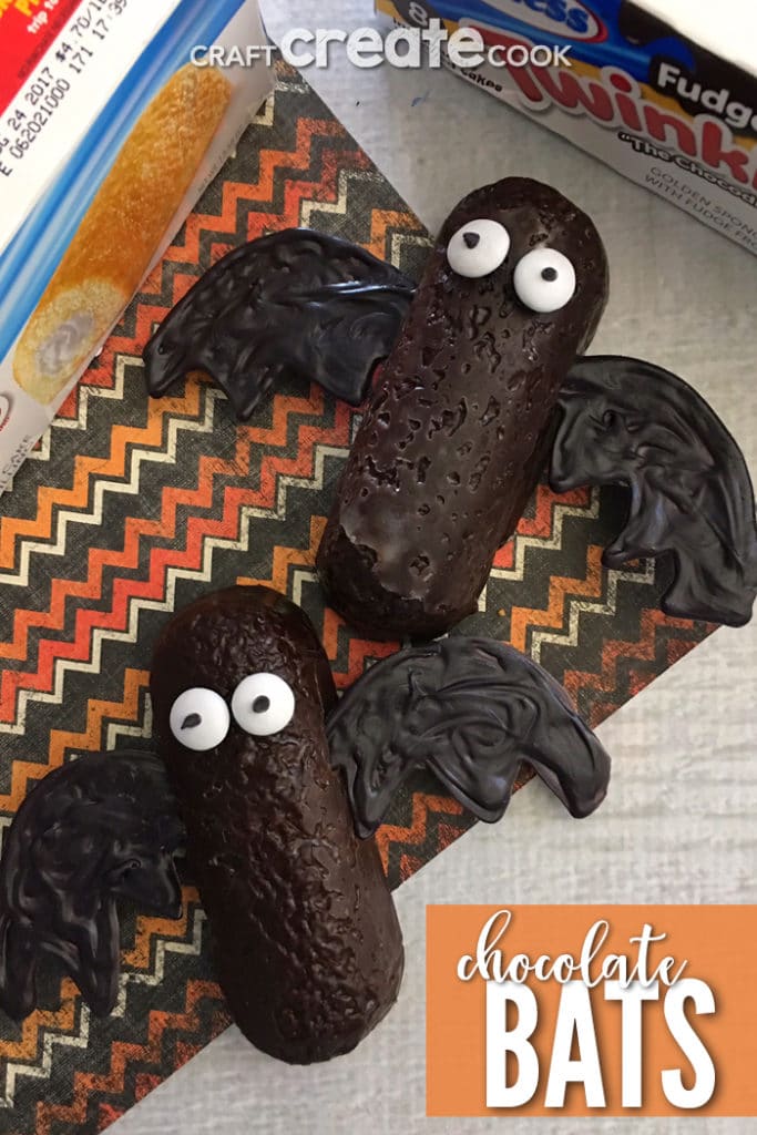 Easy No Bake Chocolate Bats - Craft Create Cook