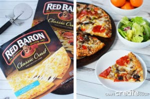 Making Everyone Happy at Mealtime with Red Baron® Pizza - Craft Create Cook