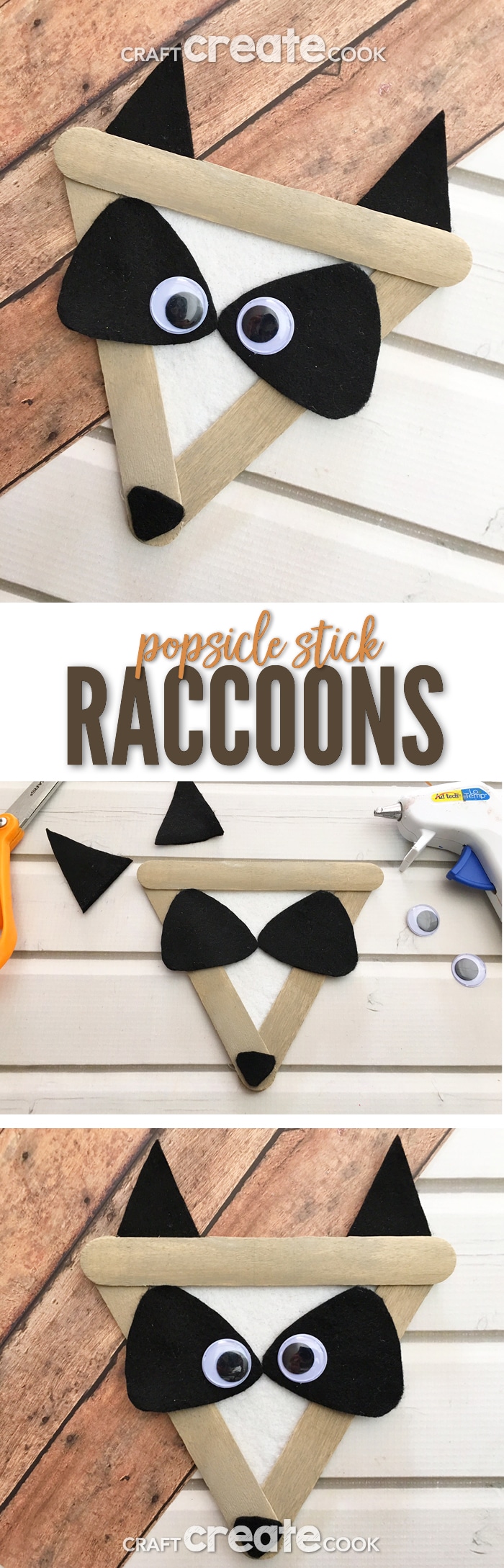 Raccoon Craft for Kids - Craft Create Cook