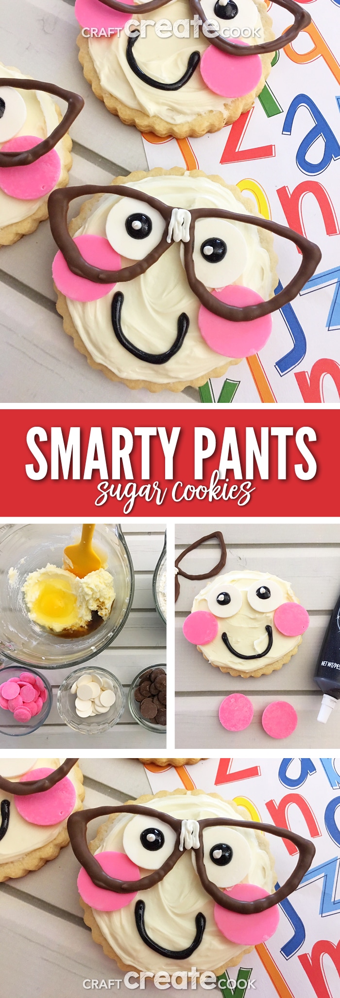 "Smart Cookie" Sugar Cookies - Craft Create Cook