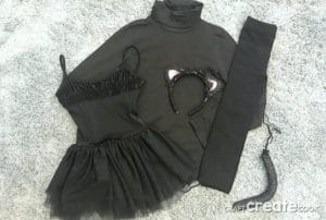DIY Kids Kitty Cat Costume - Craft Create Cook