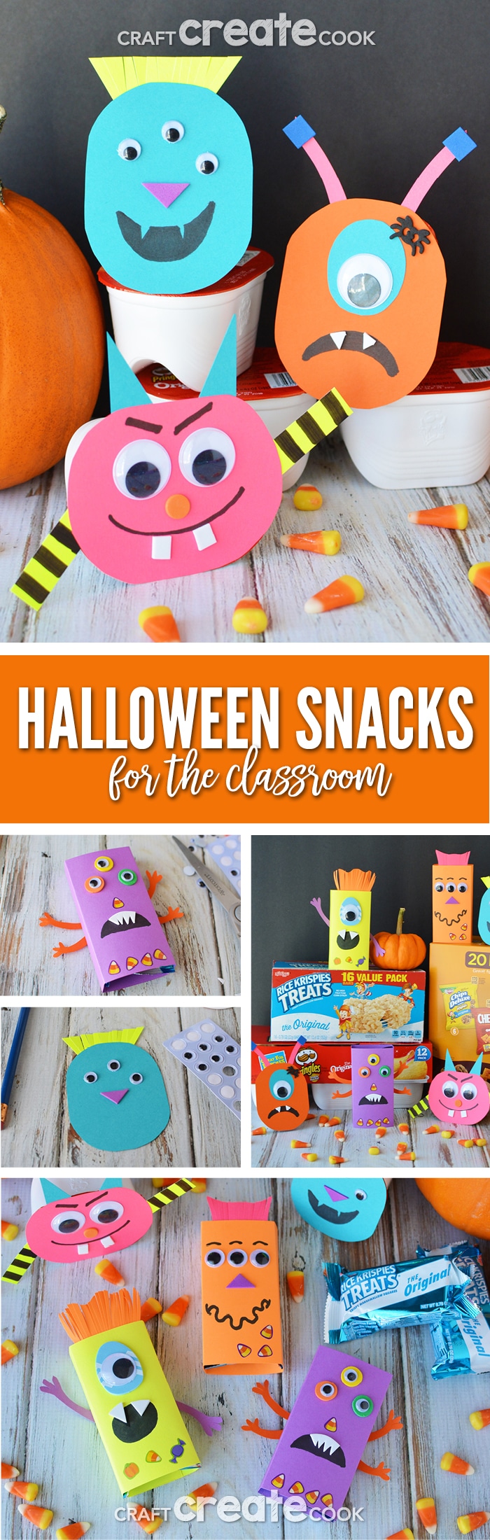 Easy Halloween Snacks for the Classroom - Craft Create Cook