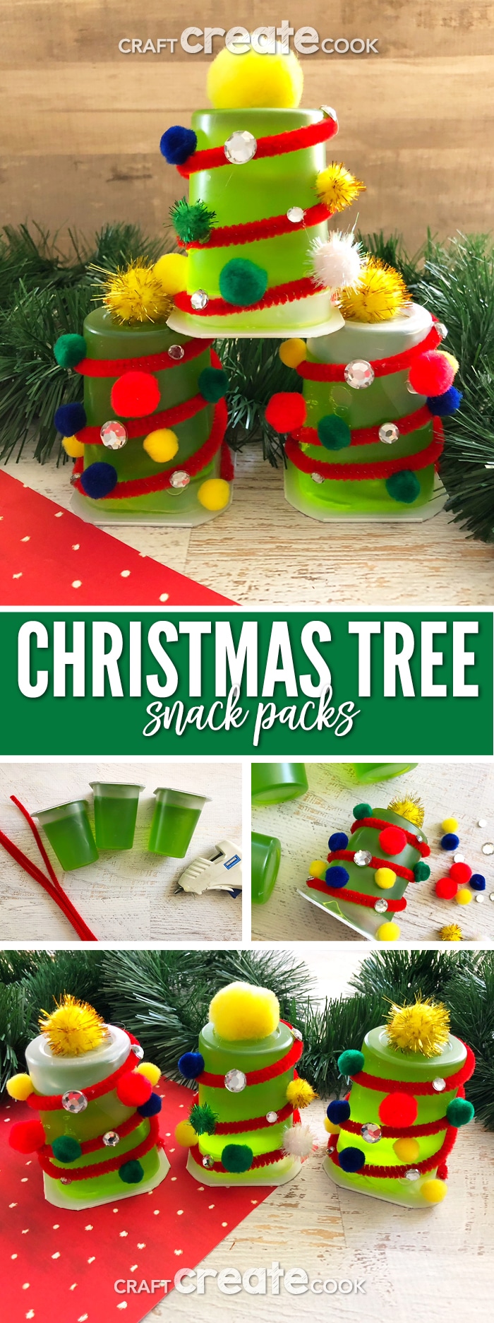 Christmas Tree Snacks for Kids - Craft Create Cook