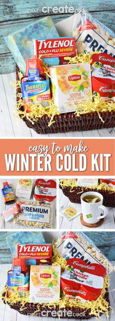 Easy Winter Cold Kit to Make and Share - Craft Create Cook