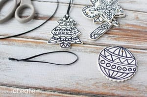 Color Your Own Ornaments for Christmas - Craft Create Cook