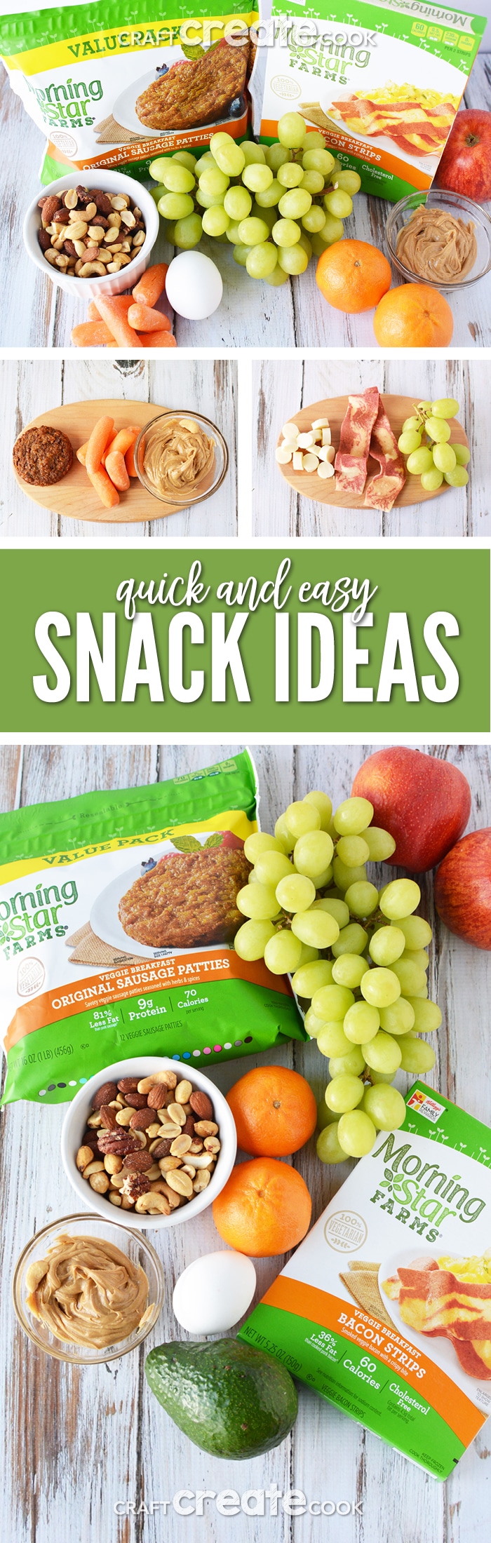 Quick and Easy Snack Ideas - Craft Create Cook