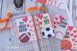 Sports Valentine Cards - Craft Create Cook