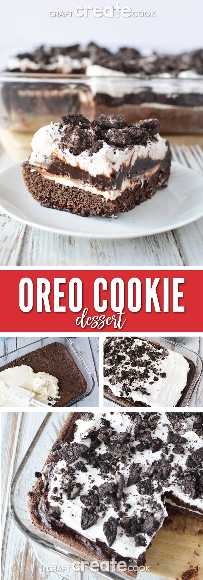 Oreo Cookie Dessert Recipe - Craft Create Cook