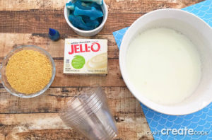 Shark Week Pudding Cups - Craft Create Cook