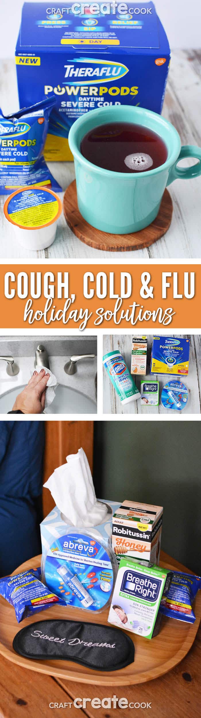 Holiday Cough, Cold & Flu Solutions - Craft Create Cook