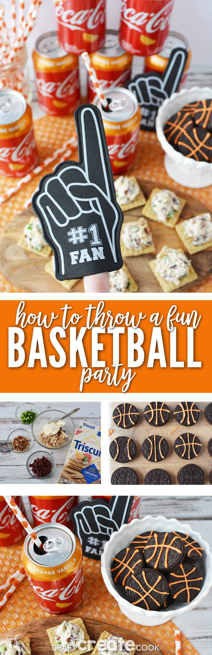 How to Throw a Fun Basketball Party - Craft Create Cook