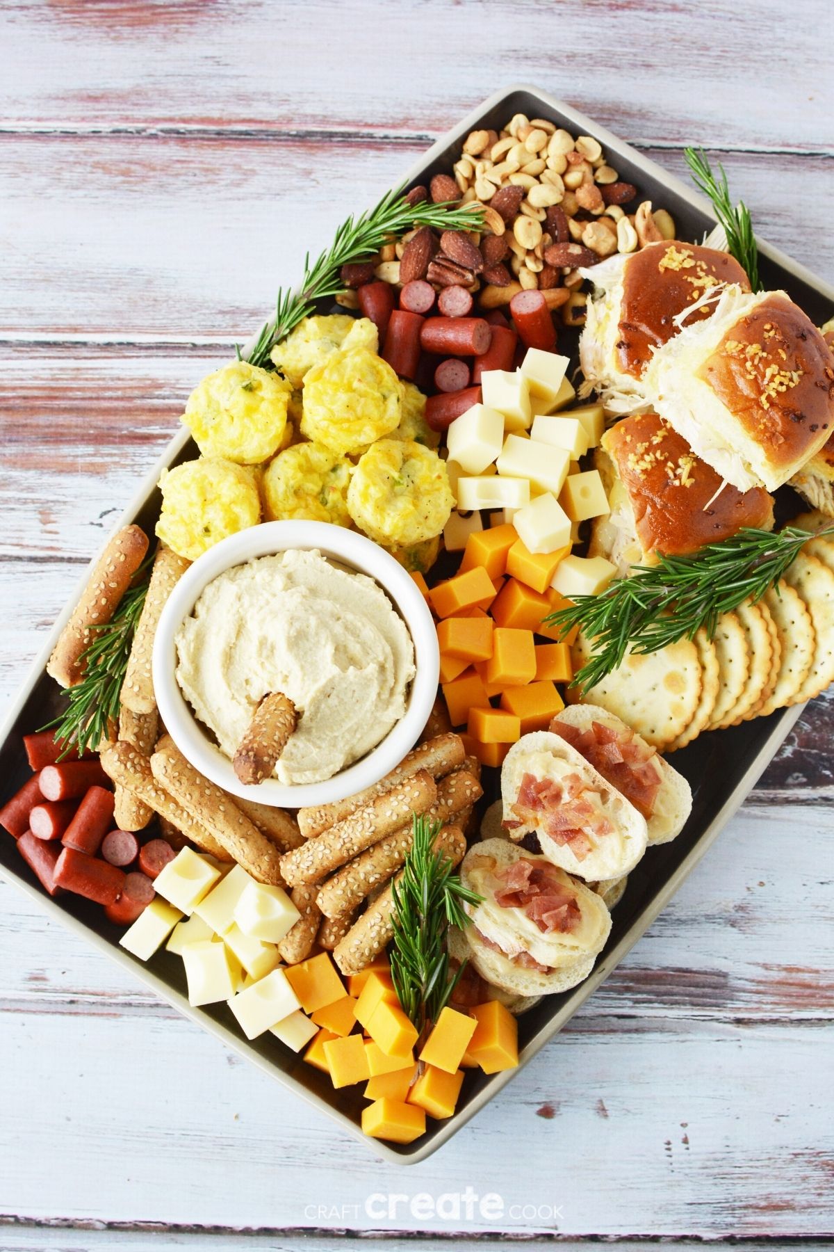 Simple Savory Fall Grazing Board {Charcuterie Board} - Craft Create Cook